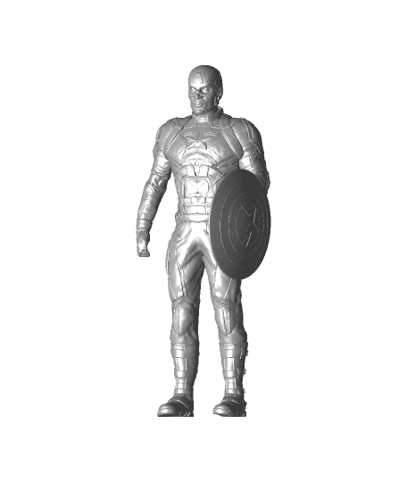 Captain America.stl | 3D model | 3DDesigner | Thangs