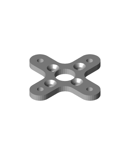 RC Plane Brushless Motor Mount 16 x 19mm | 3D model | Thangs