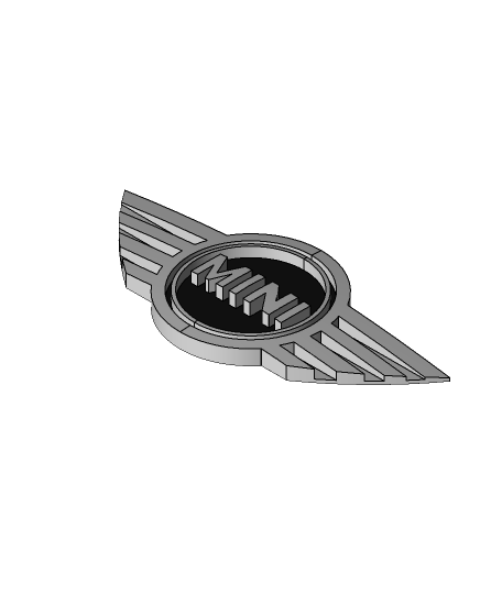 Mini Logo | 3D model | 3dcaddesignwork | Thangs