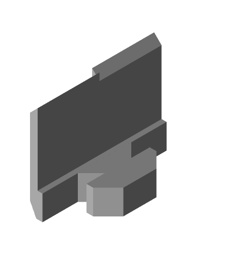 V Slot FFC Cable Clamp | 3D model | firepower | Thangs