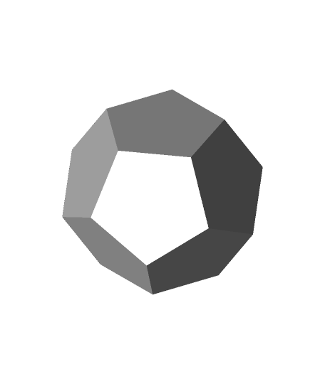 Dodekaeder | 3D model | tobiasreckinger | Thangs