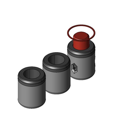 Super Clicky Fidget Button - Double Clear | 3D model | Thangs