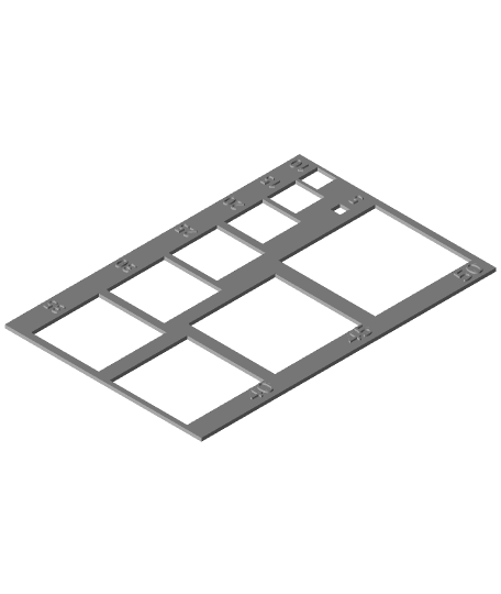 Circle and Square Drawing Template | 3D model | Thangs