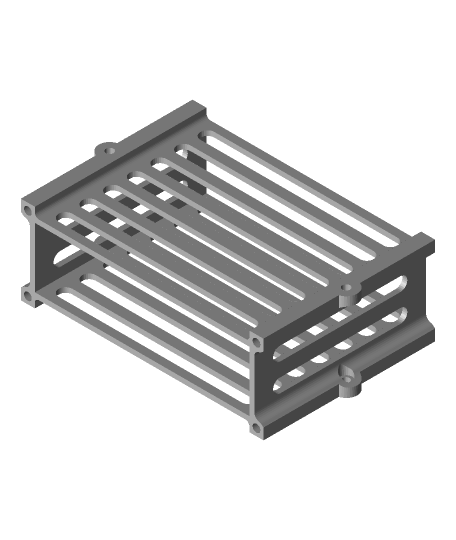 Stackable cage(s) for desk electronics | 3D model | Thangs
