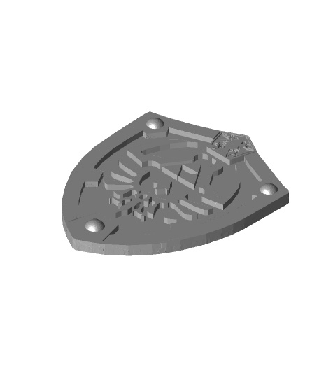 Zelda Dark Link Shield, Nintendo, Gamecub | 3D model | Thangs