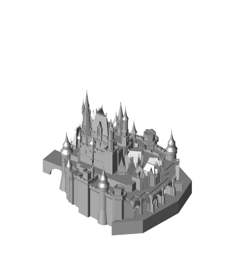 disney_castle.stl | 3D model | ThangsDennis | Thangs