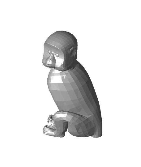 monkey.stl | 3D model | boonsawangpanida | Thangs