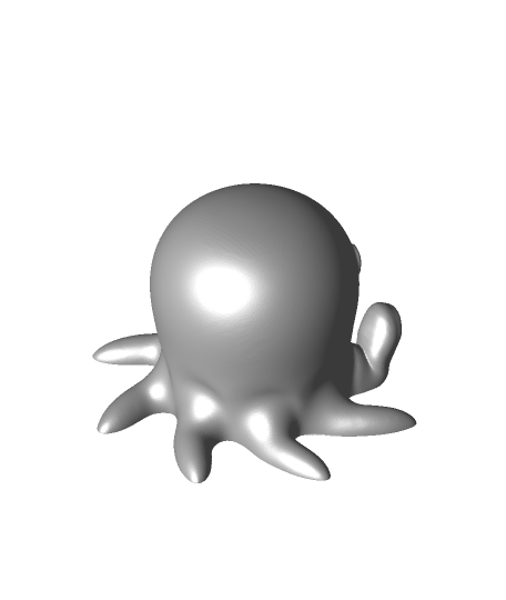 Cute Octo says hello | 3D model | kingcookie801 | Thangs