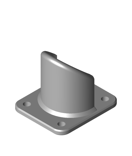 0.75 inch (19mm) Dowel Bracket For Dry Bo | 3D model | Thangs