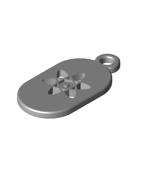 Key Fob - Atomic | 3D model | Kwgragsie | Thangs