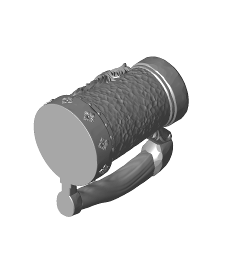 Mythic_Mugs_-_Lions_Brew_-_Threaded_-_Fli | 3D model | Thangs