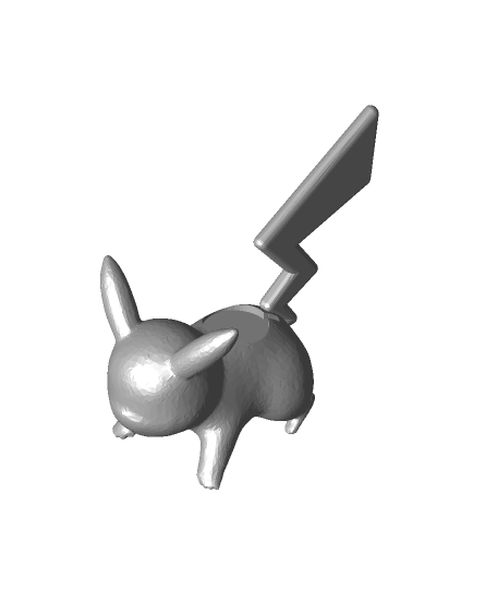 pikacharger.stl | 3D model | Rocket Puff | Thangs