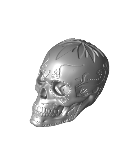 Sugar Skull 1 | 3D model | thecreatorx3d | Thangs