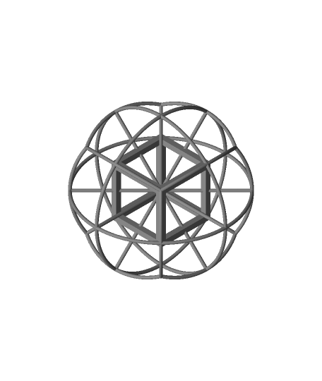 Cube with all kite panels | 3D model | henryseg | Thangs