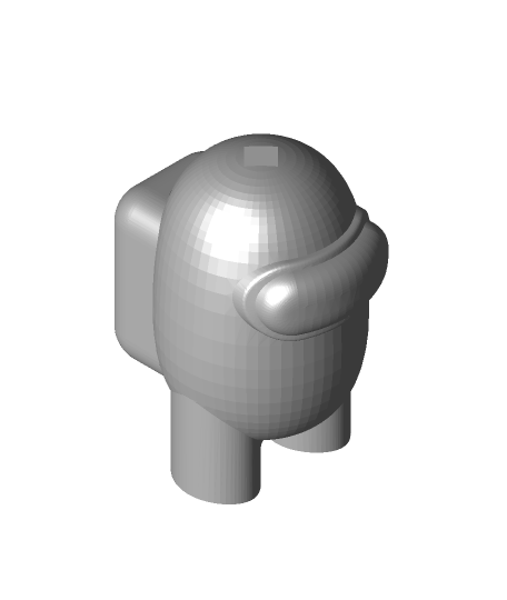 Among Us Crewmate + Swappable Hats! | 3D model | Thangs