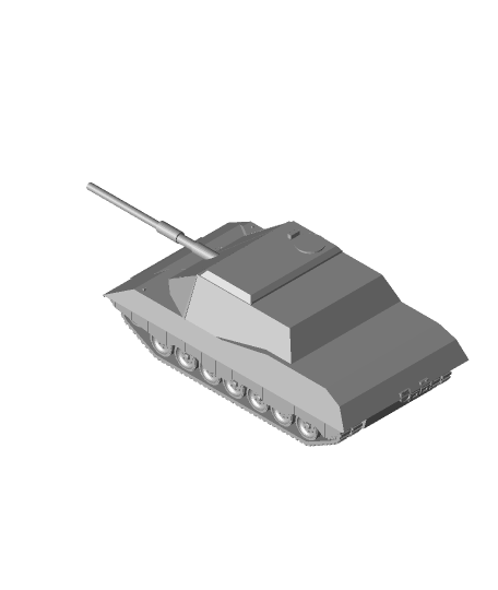 Leopard 1 tank stealth | 3D model | MarModels | Thangs