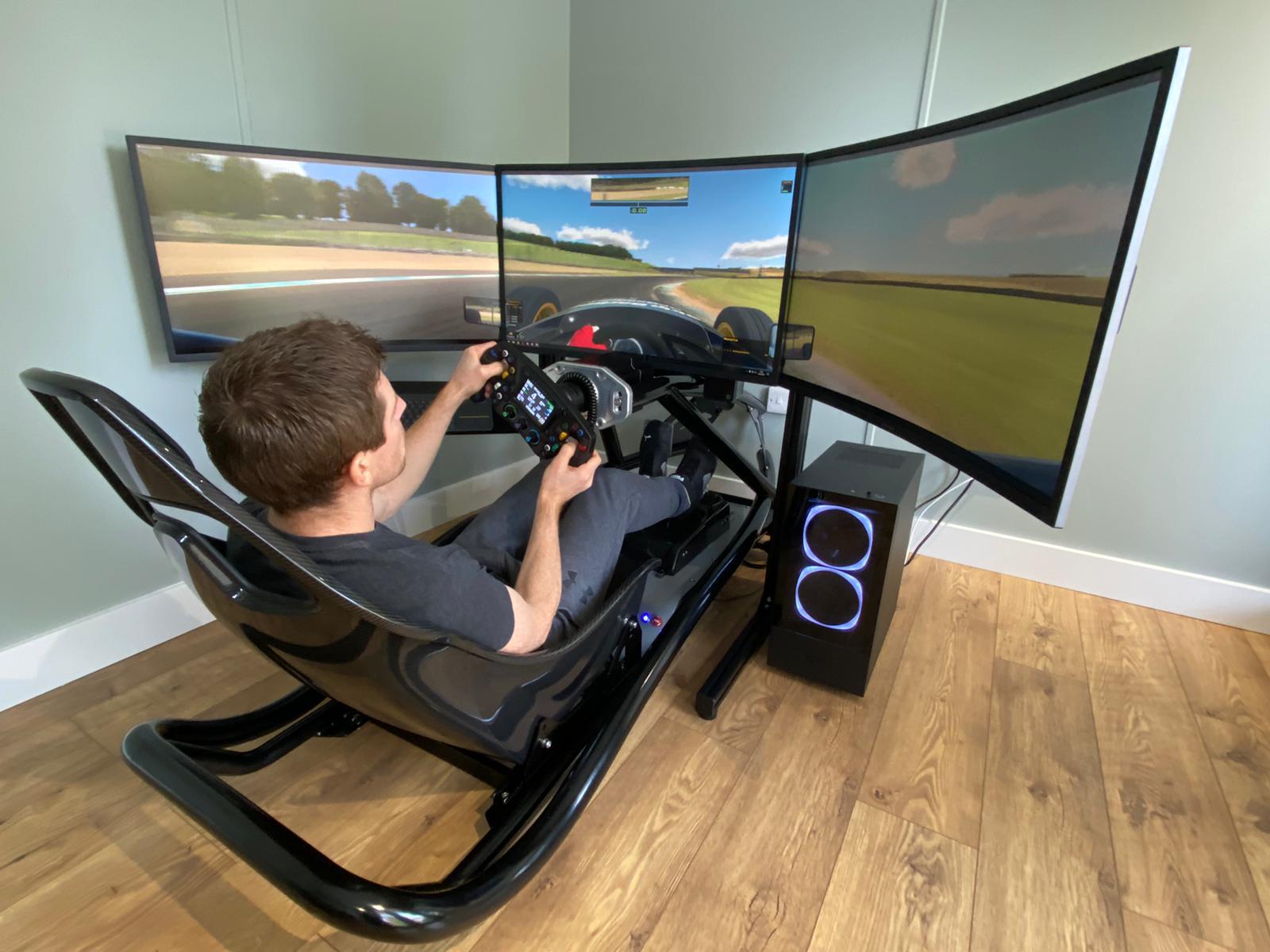 The elite sim tech pro drivers are putting in their own homes - The Race