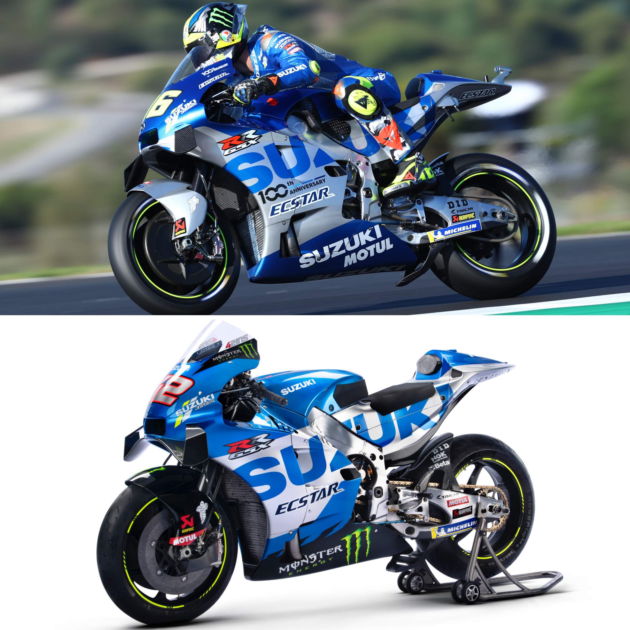 Suzuki debuts revised Monster-backed MotoGP livery for 2021 - The Race
