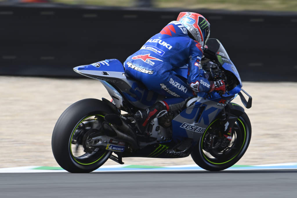 Suzuki finally joins MotoGP rivals by adding ‘holeshot’ device