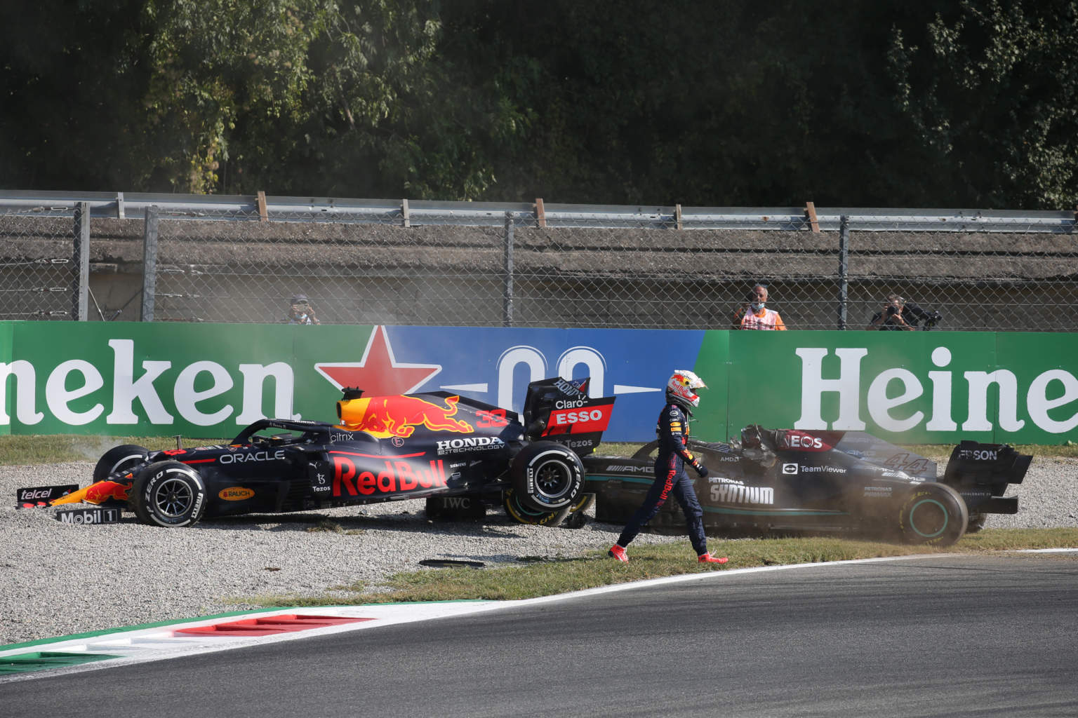 Hamilton: Halo saved my life in Verstappen Monza crash - The Race