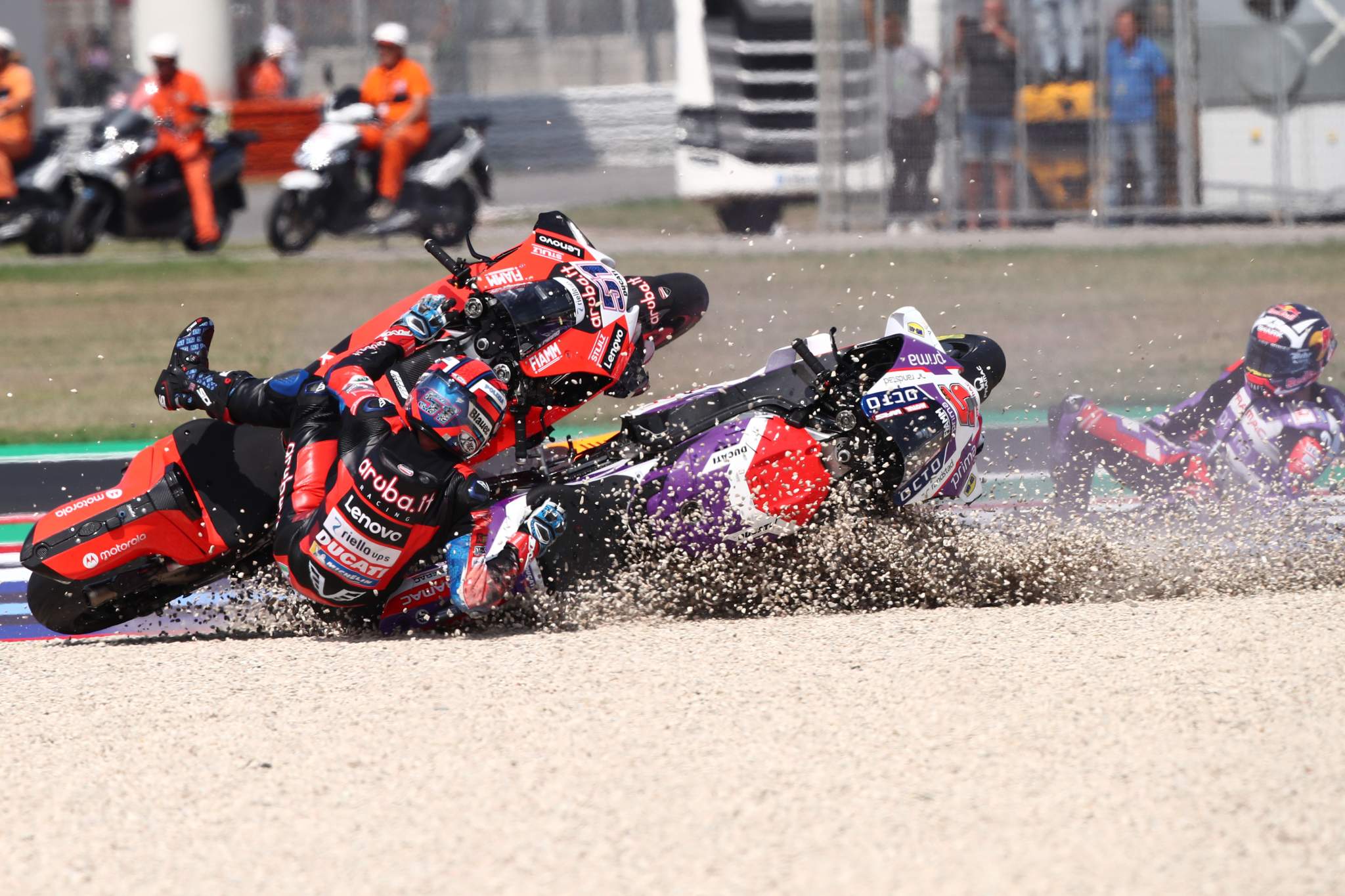 Who was at fault in MotoGP’s two Misano multi-bike crashes? - The Race