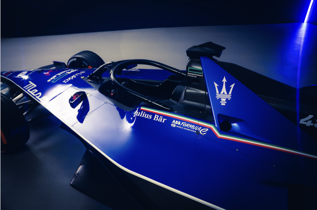 Maserati reveals livery for its maiden Formula E season - The Race