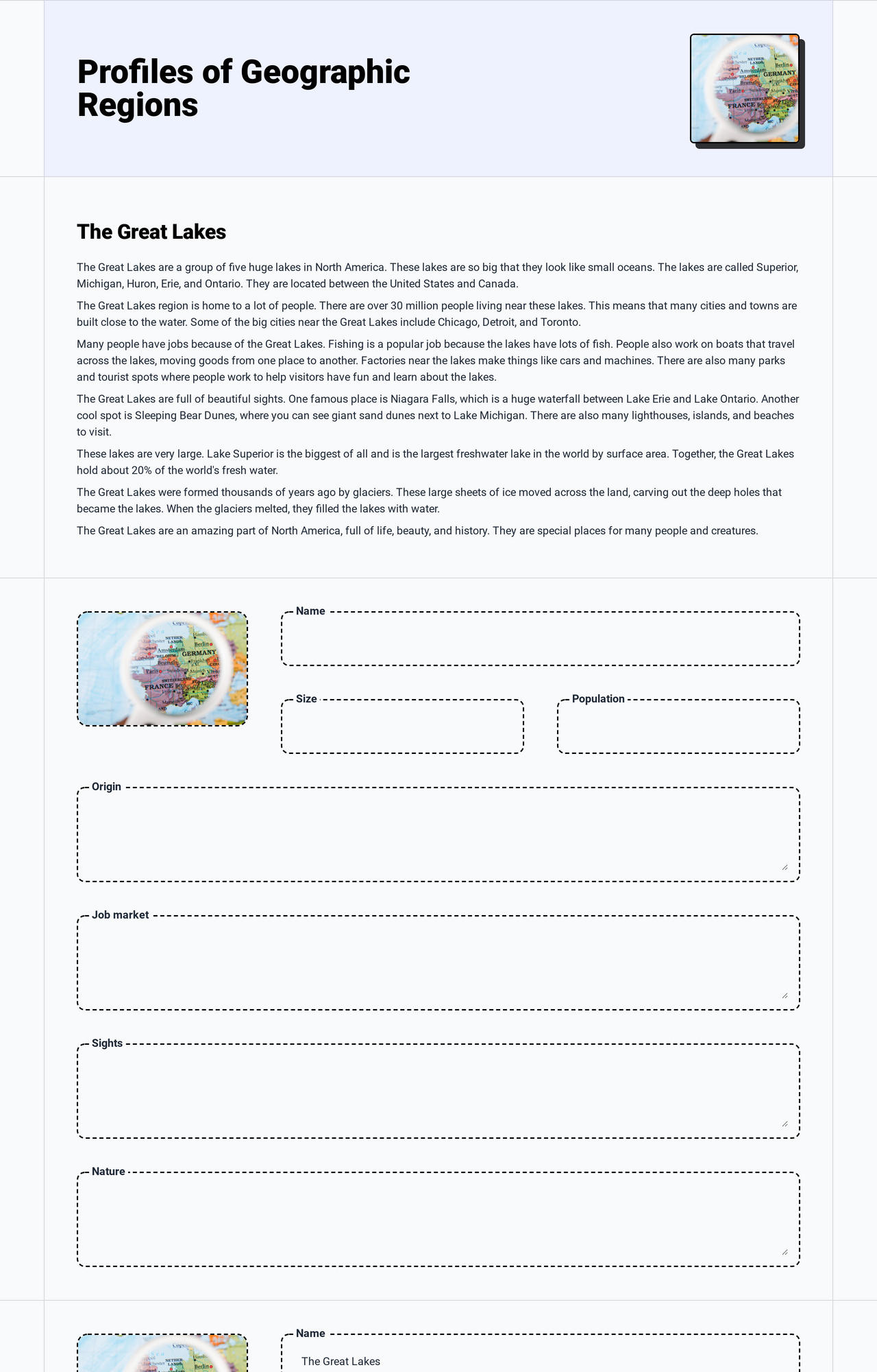 Profiles of Geographic Regions