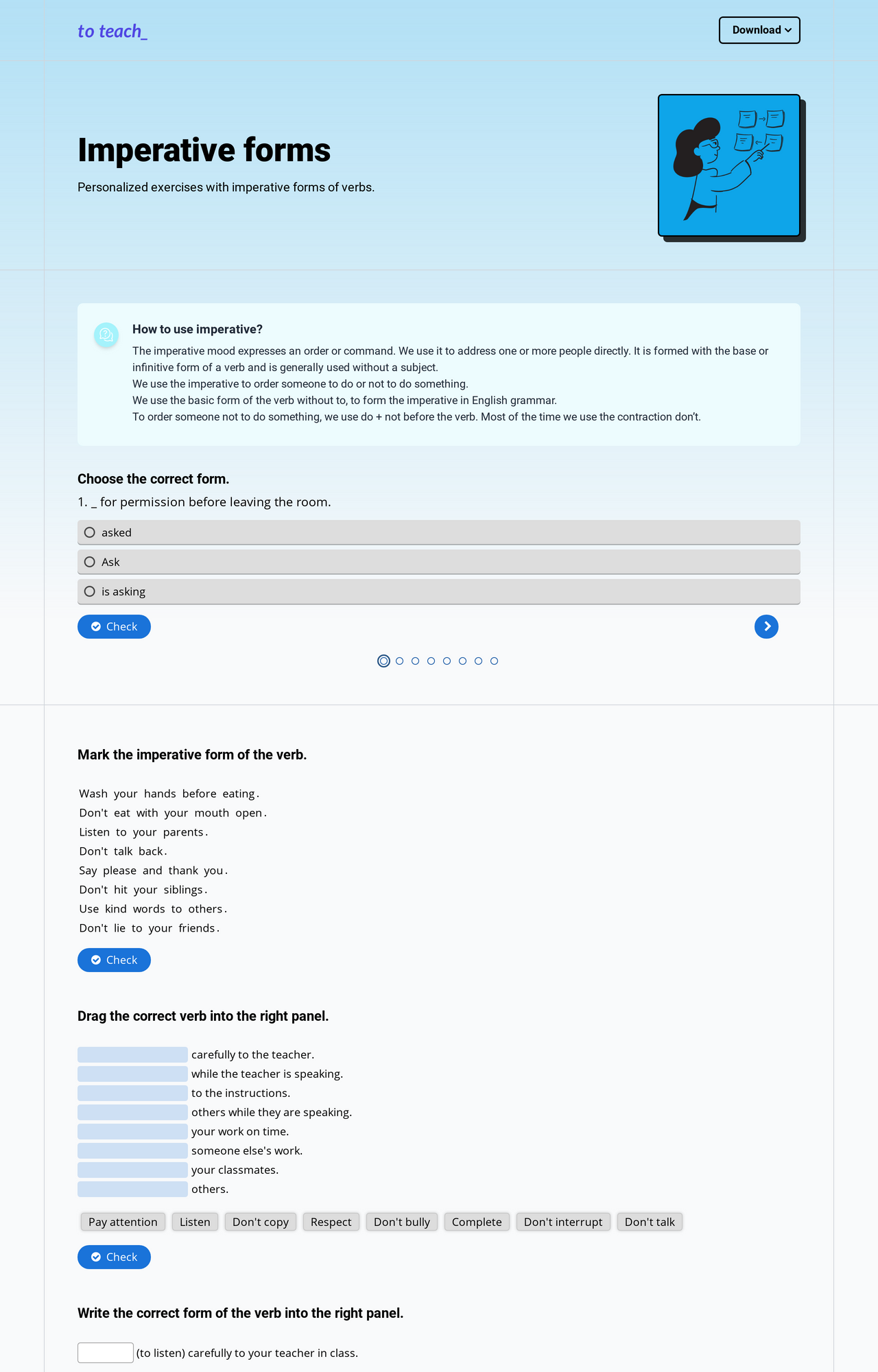 Imperative Forms