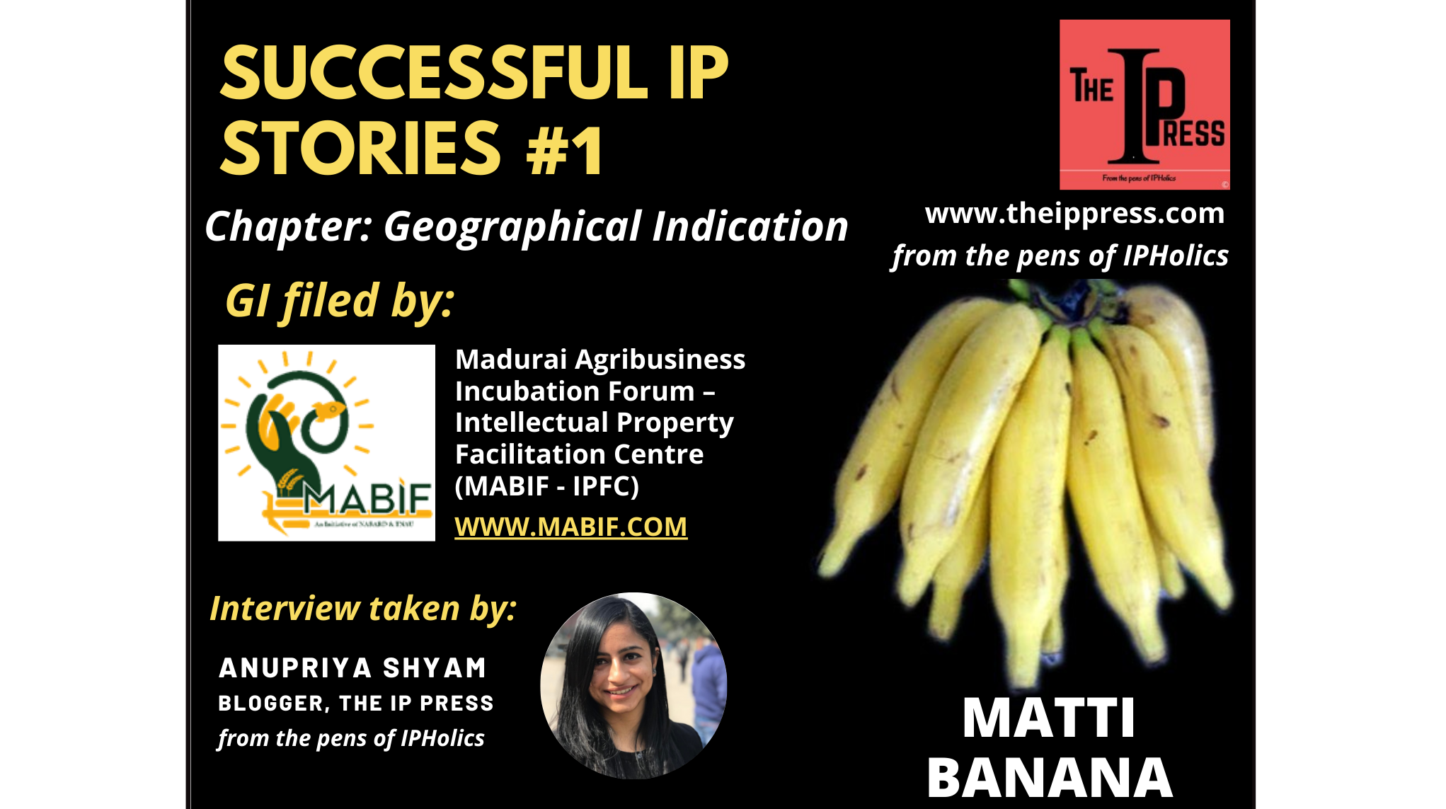 Successful IP Stories #1 – The IP Press