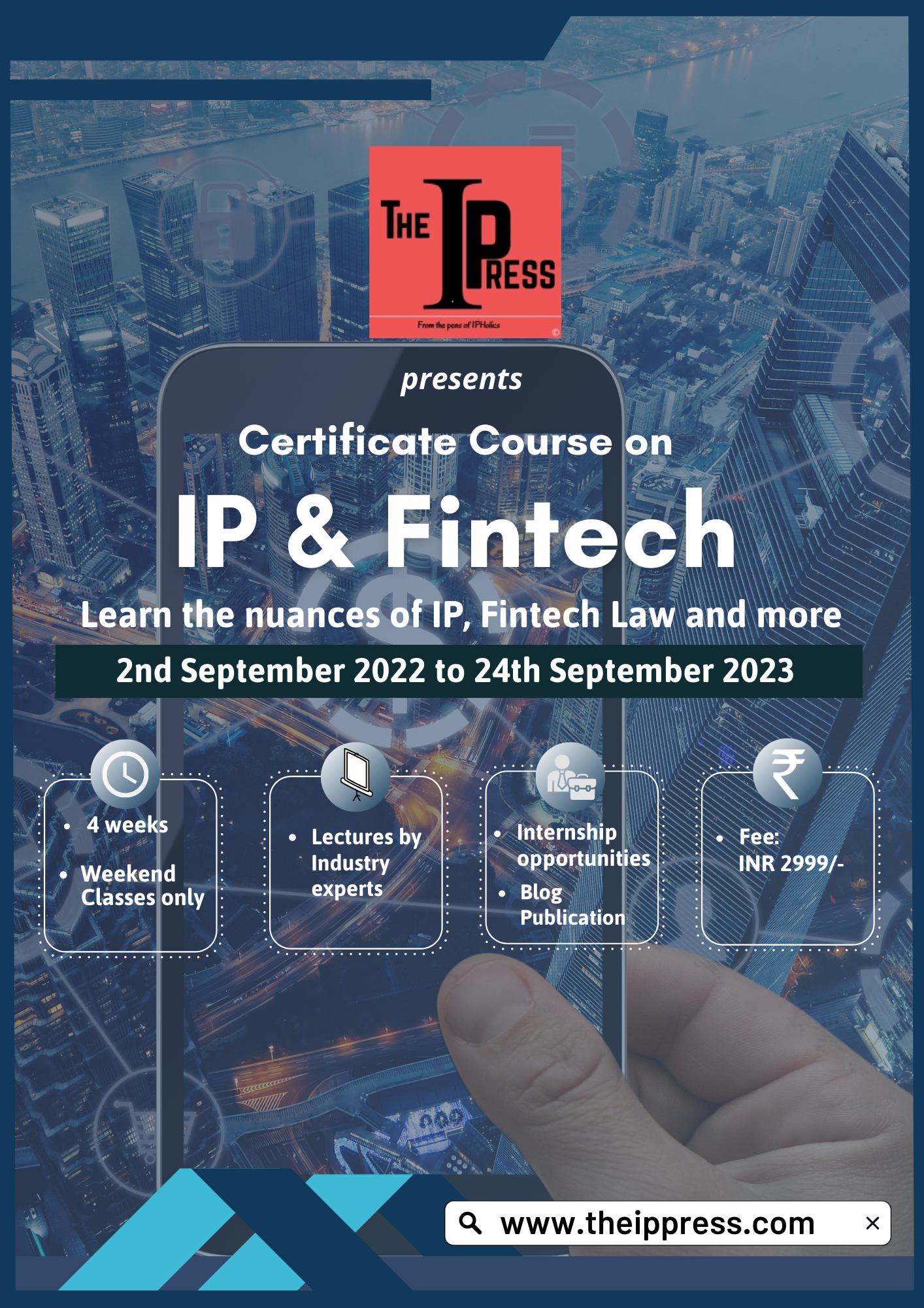 Certificate Course on IP and Fintech by The IP Press [50 seats only ...