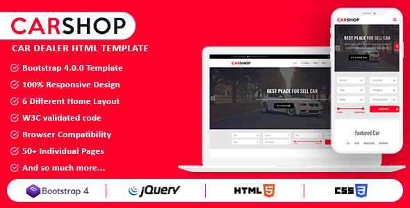 Car Dealer Website Template From ThemeVessel