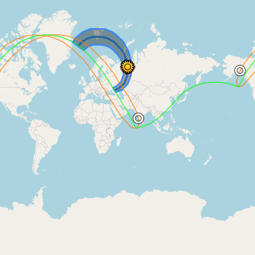 Solar Eclipse of April 20 2061 from Abhar, Iran | TheSkyLive