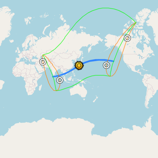 Solar Eclipse of April 11 2070 from Skudai, Malaysia | TheSkyLive