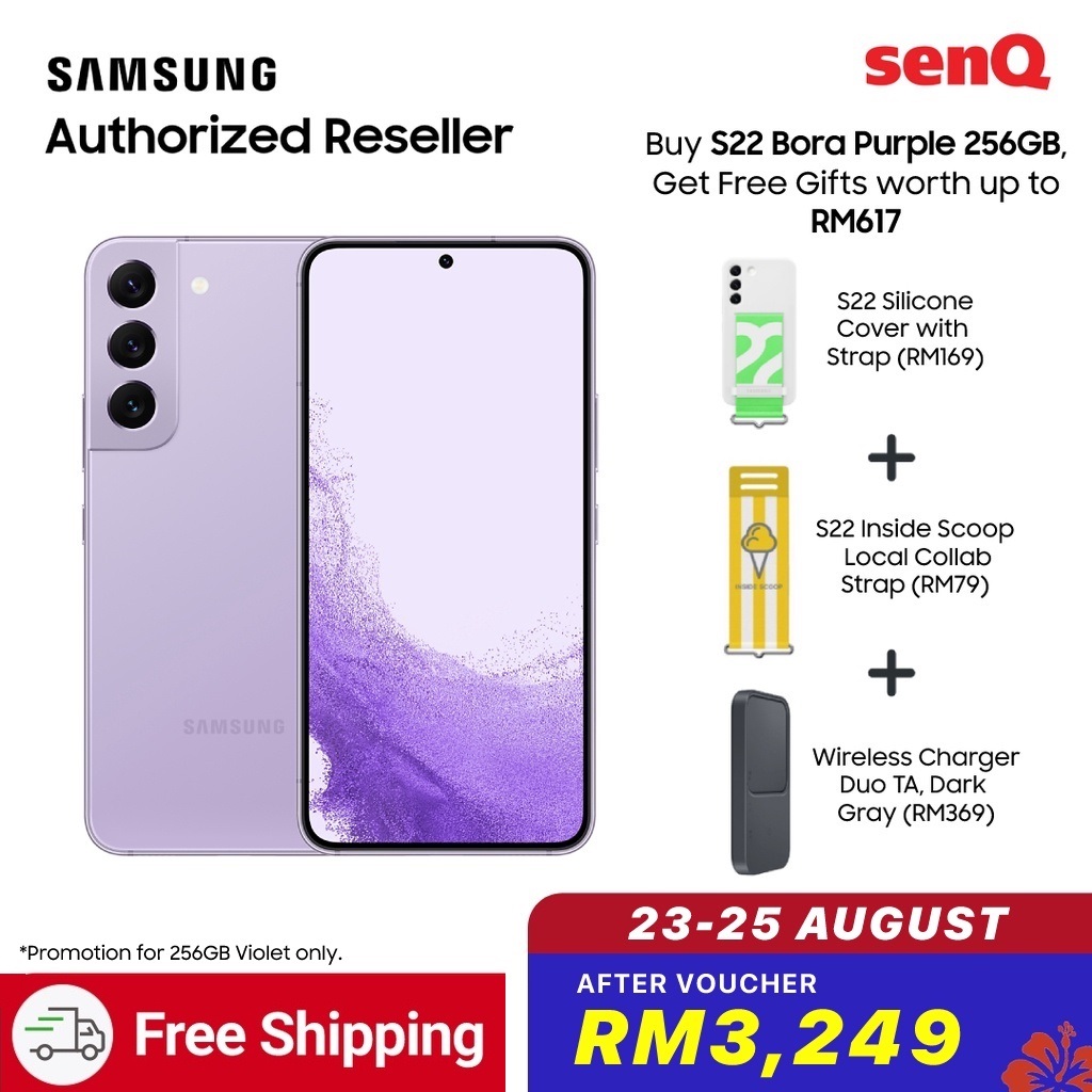 Samsung Galaxy S22 Bora Purple 马来西亚现已发售 | 小人物科技志