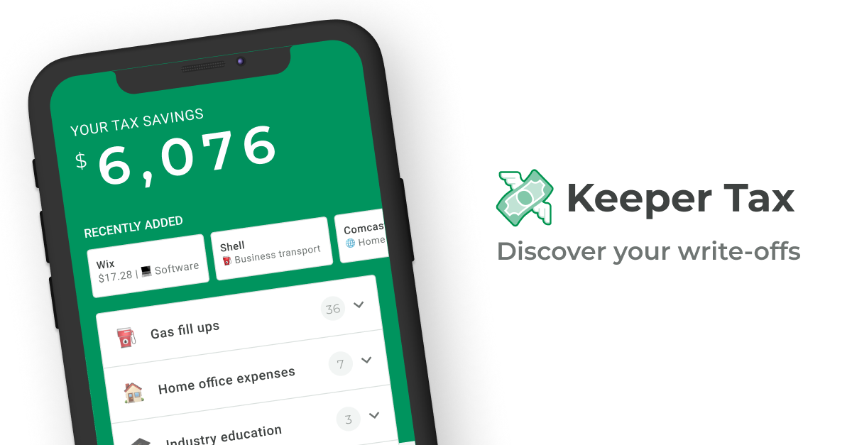 Keeper Tax - Find Write-Offs. File Taxes.