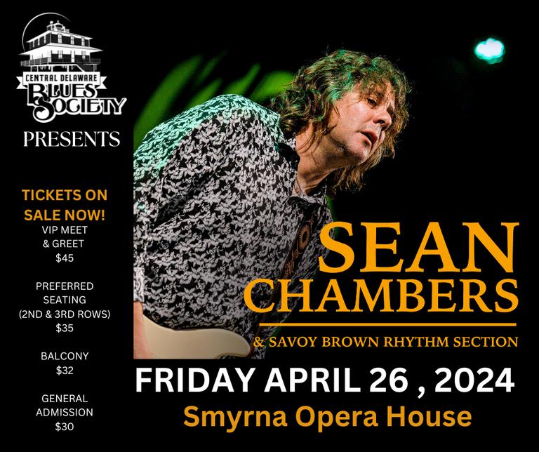 Sean Chambers and Savoy Brown Band LIVE at the Smyrna Opera House