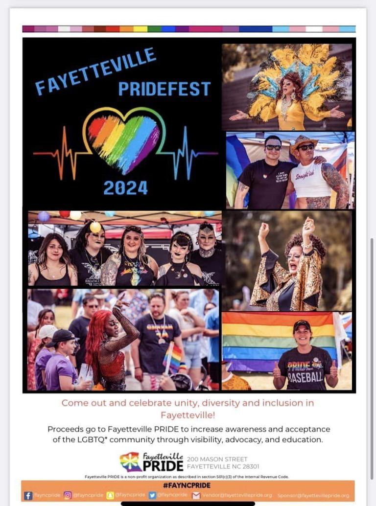 Fayetteville Pridefest 2024