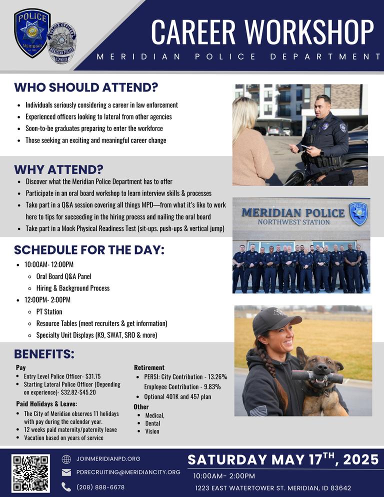 Meridian Police Department Career Workshop