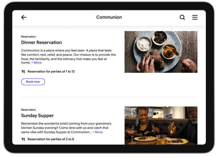 Restaurant Reservation Management Software | Tock