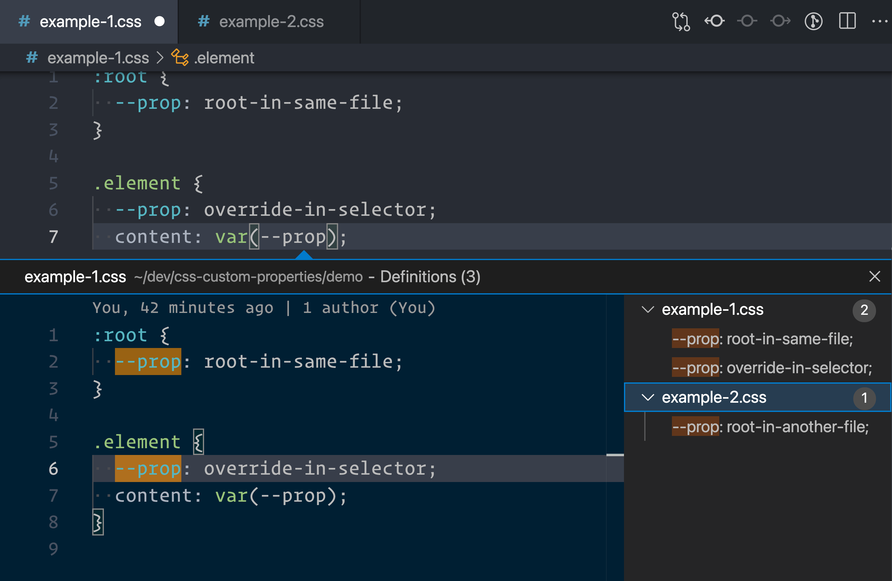 CSS Custom Properties Visual Studio Marketplace