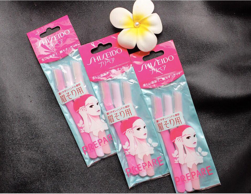 JAPAN SHISEIDO Prepare Eyebrow Safety Razor (3 Pieces) - Jagodo