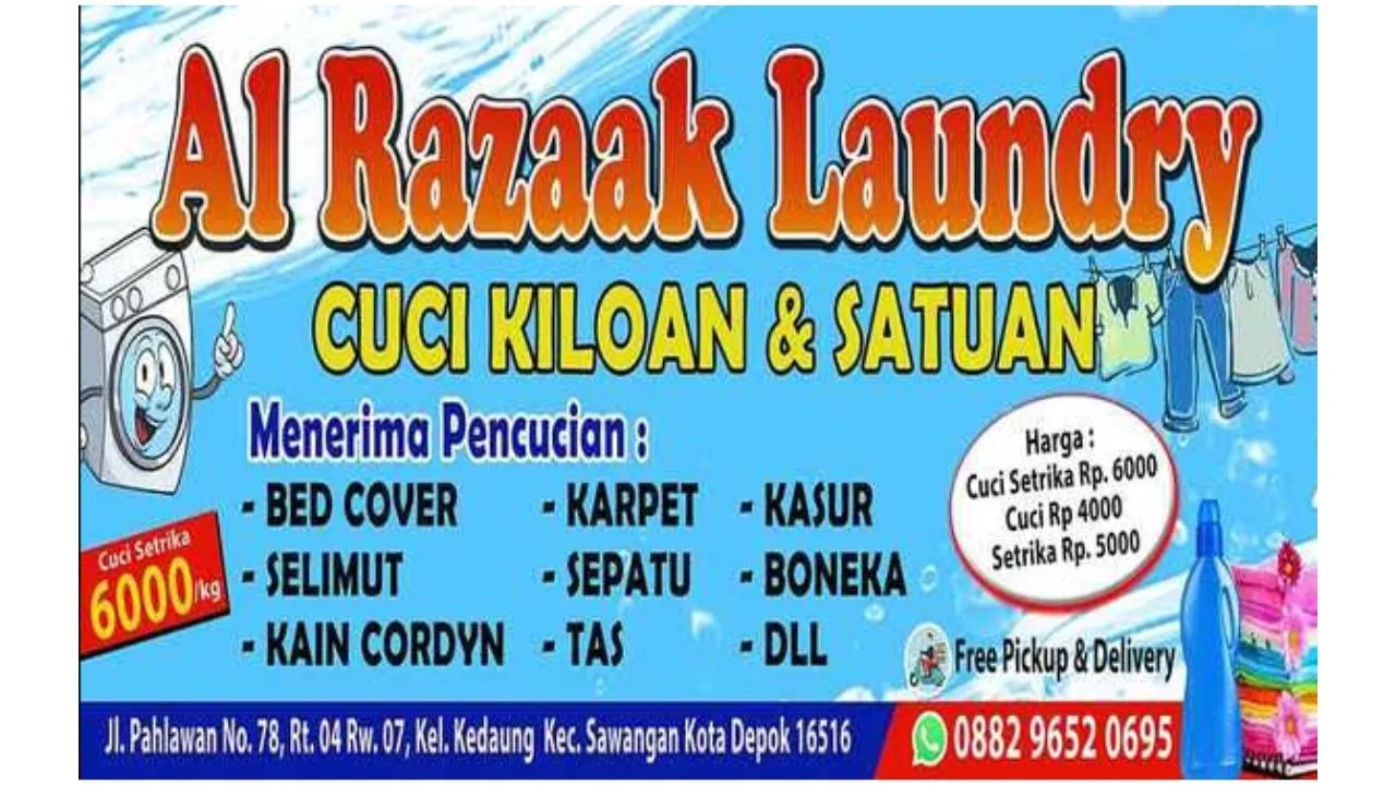 Yuk Simak Contoh Iklan Jasa Laundry, Cuci Bersih Anti Rugi
