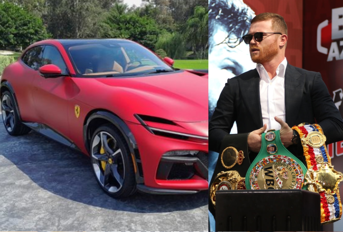 Canelo Álvarez presume su nuevo Ferrari (FOTO)