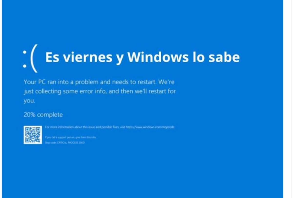 Estos son los MEJORES memes por la caída de Microsoft HOY 19 de julio