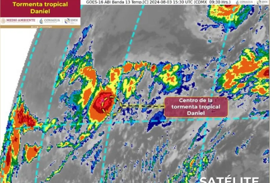 Tormenta “Daniel” se forma en el Pacífico HOY… ¿Qué estados afectará?