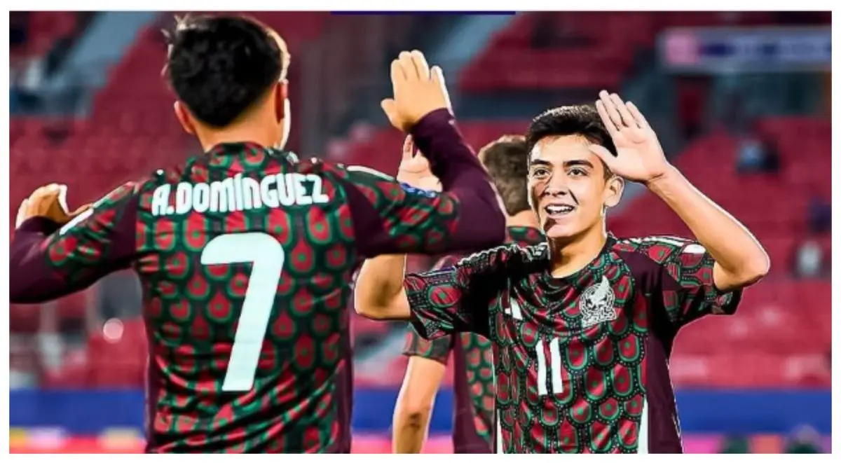 México rescata empate ante Brasil en el Mundial Sub-20