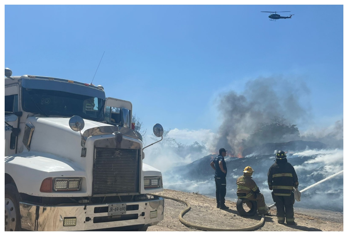 Reportan segundo incendio en el relleno sanitario El Gavilán de Puerto ...