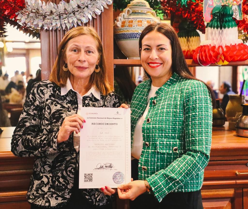 Recibe La Paz certificado VECS y reconocimiento CNARTyS de Secretaría ...