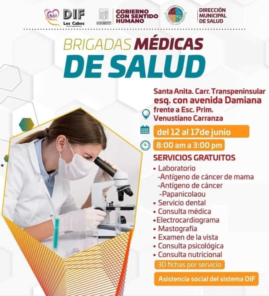 Realizará Gobierno de Los Cabos la Brigada Médica de Salud del 12 al 17 ...