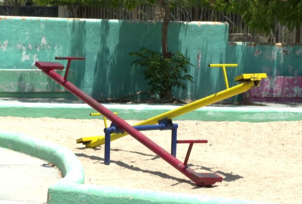 Parque colonia Santa Rosa: un lugar abandonado para los niños